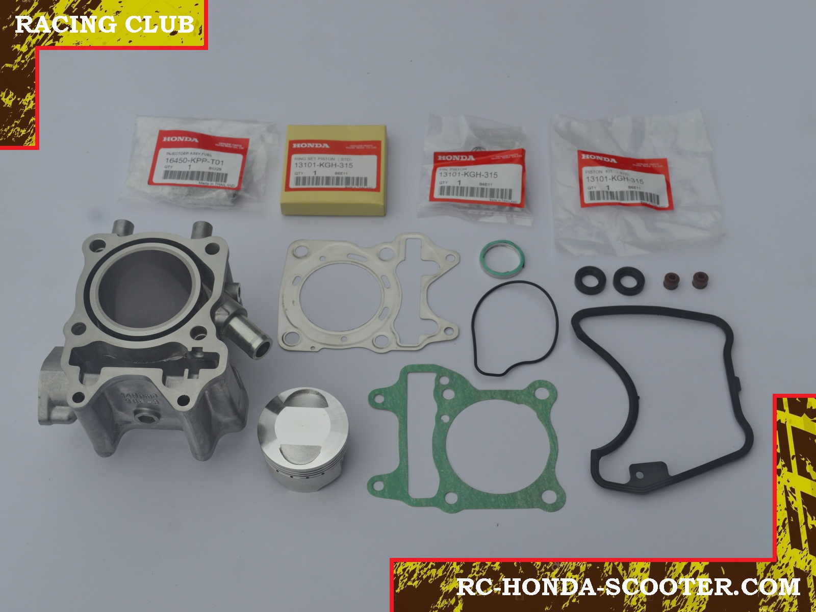 Racing & Genuine Honda PCX SH Lead 125 - 150 racing Gepard oversize ...